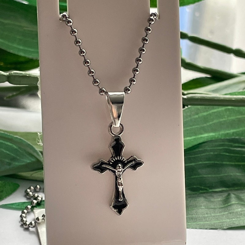Boys Cross Necklace - Etsy