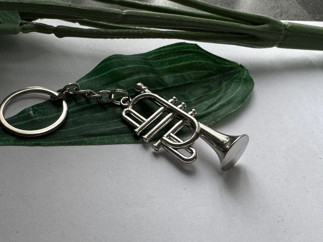 Trumpet Keychain, Novelty Keychain, Music Keyrings, Musical Gifts, Teen ...