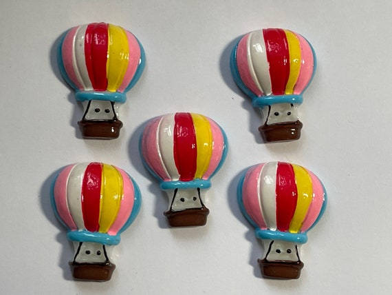 Set of 5 Hot Air Balloon Magnets Balloon Magnets Fridge - Etsy