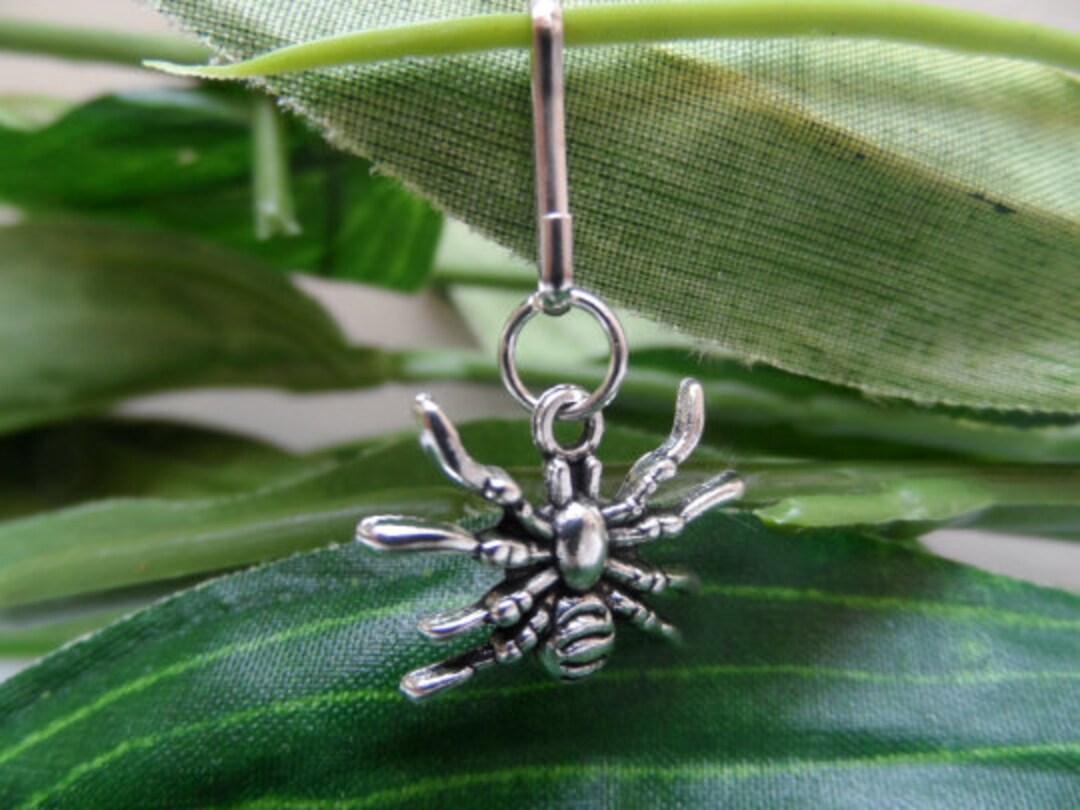 Spider Zipper Pulls, Spider Charms, Zipper Pulls, Boys Zipper Pulls ...