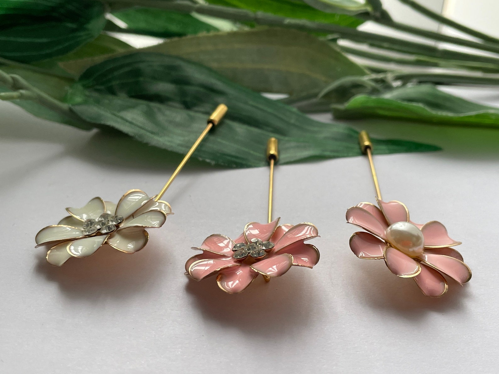 Pink Flower Lapel Pin, Daisy Hat Pin, Flower Lapel Pin, Flower Hat Pin ...