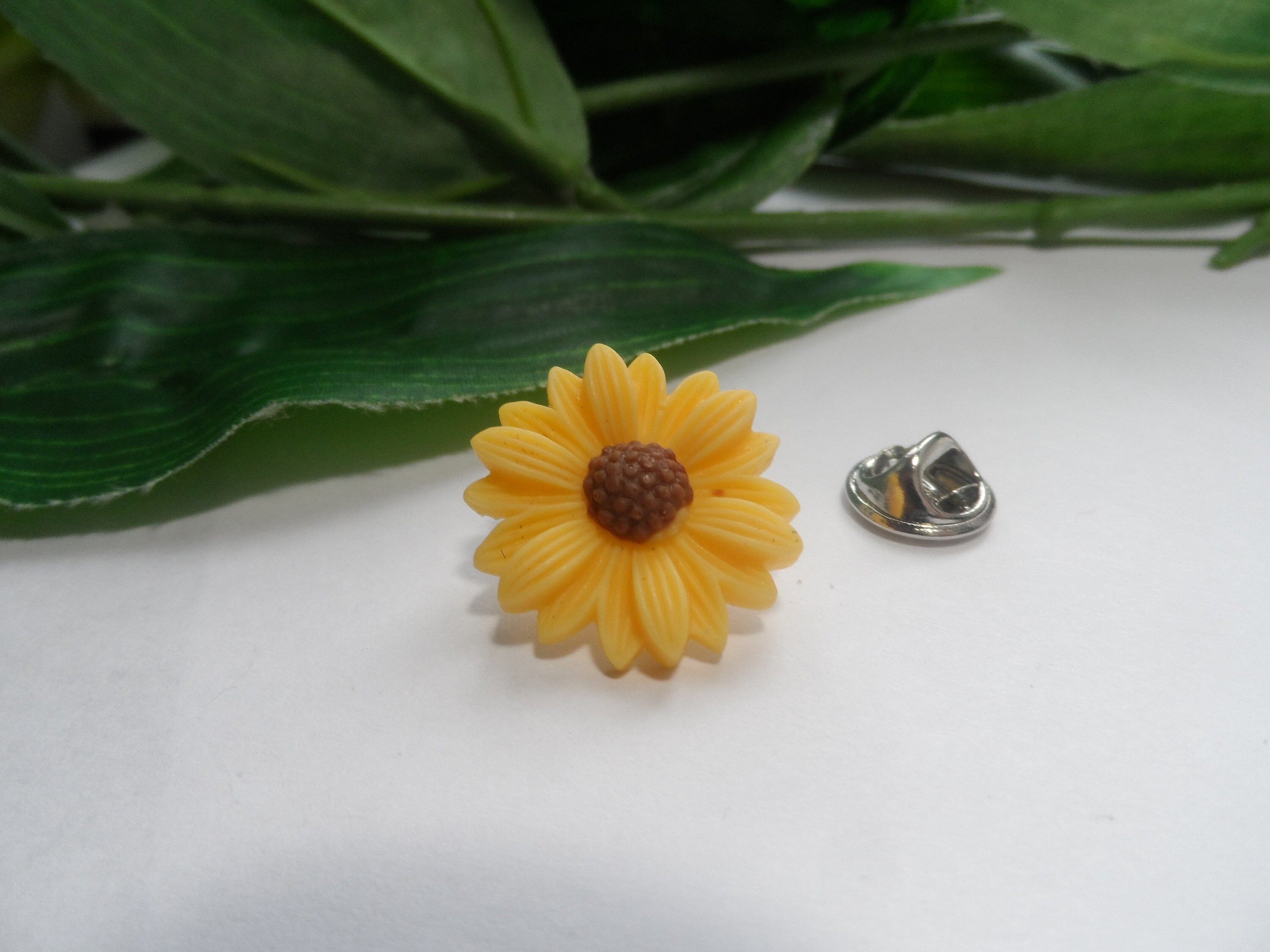 Sunflower Lapel Pin Sunflower Tie Pin Flower Lapel Pin | Etsy