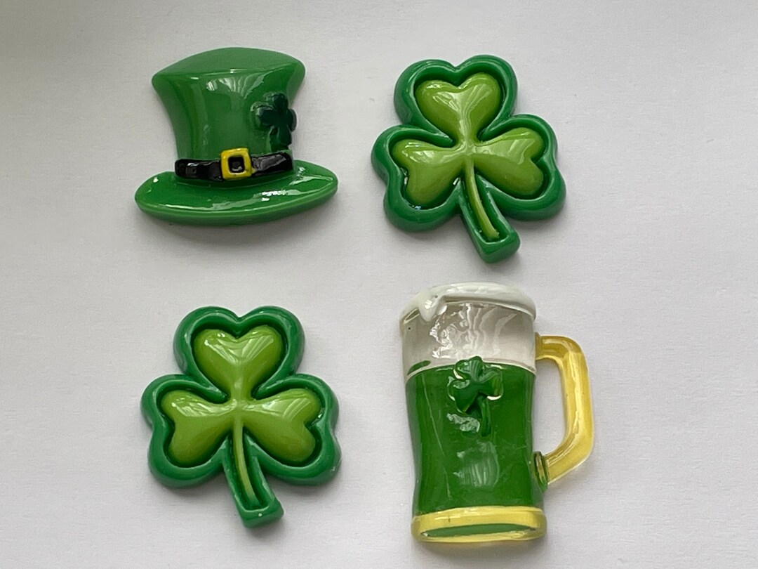Set of 4 Irish Magnets, St Patricks Day Magnets, Fridge Magnets, Locker ...