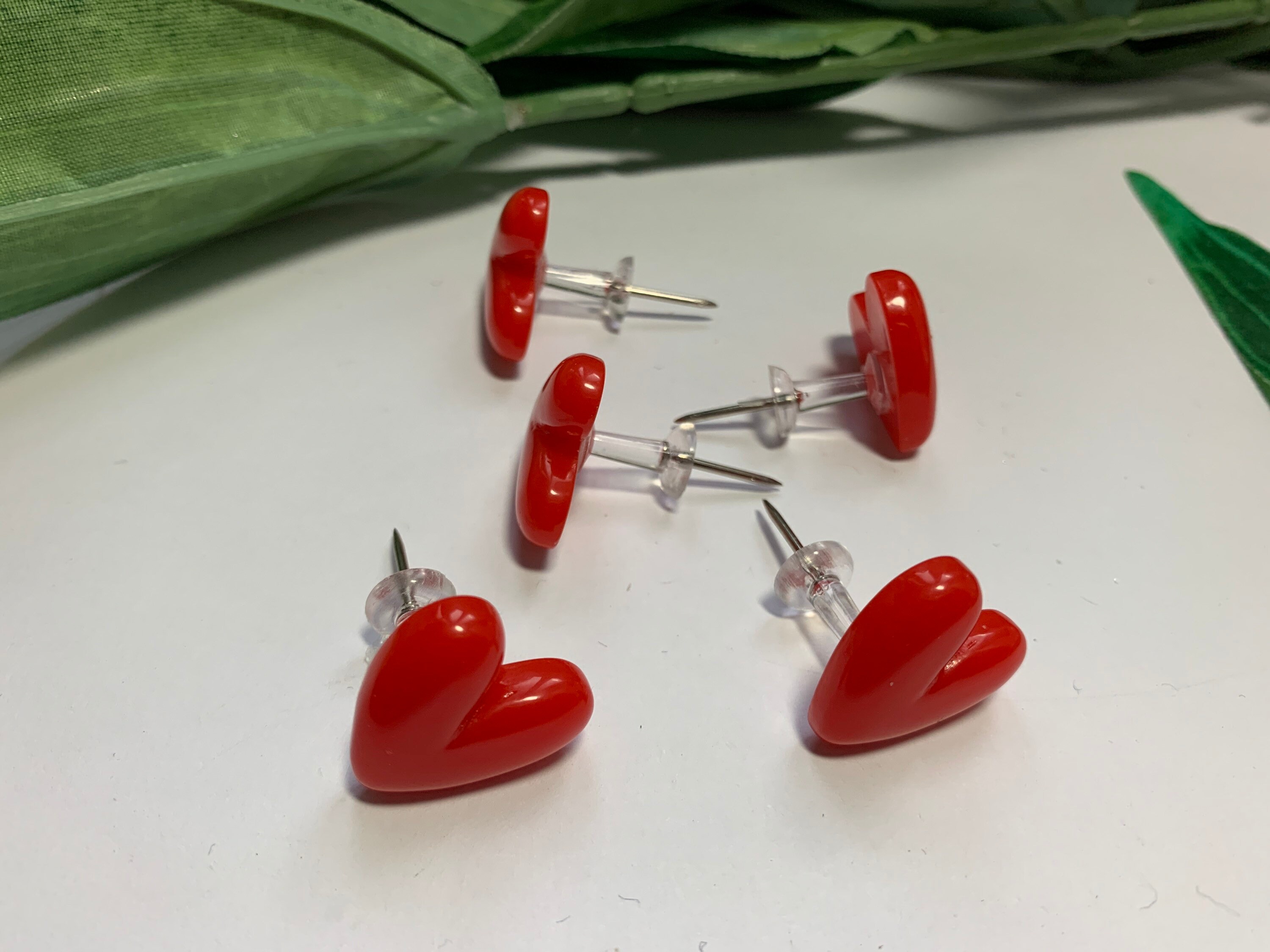 Red Heart Push Pins, Novelty Push Pins, Decorative Push Pins, Novelty ...