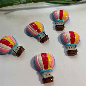 Set of 5 Hot Air Balloon Magnets Balloon Magnets Fridge - Etsy