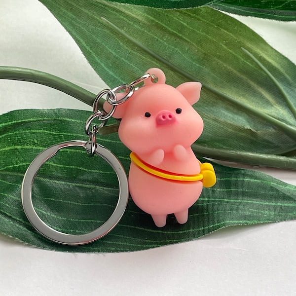Pig Key Chains - Etsy