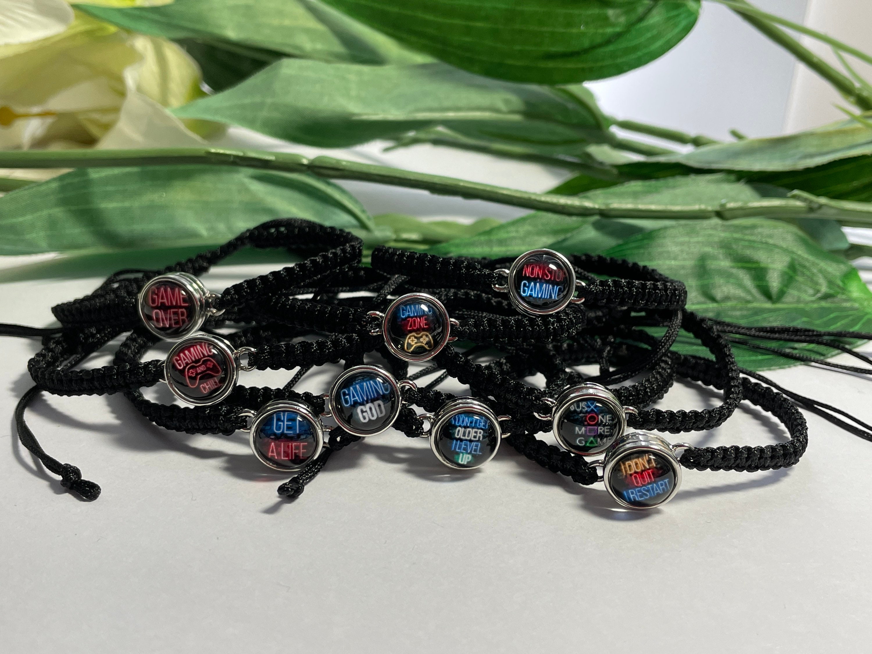 Child's Adjustable Gamers Bracelet , Kids Bracelets , Girls Bracelet ...