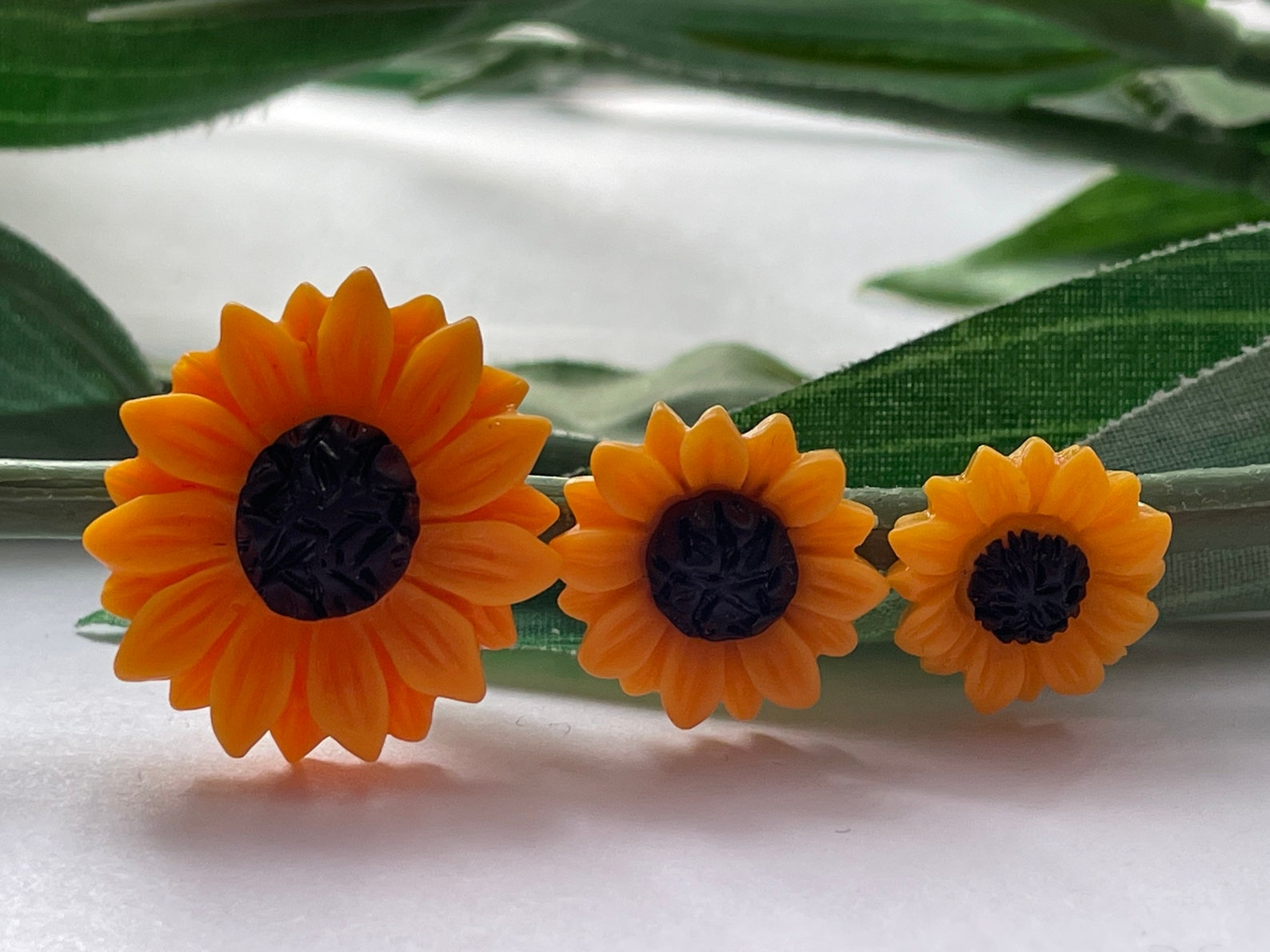 Set of 6 Sunflower Magnets Sunflower Magnets Fridge Magnets - Etsy