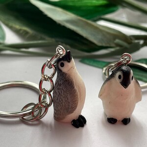 Penguin Keychain, Novelty Keychain, Penguin Keyrings, Christmas ...