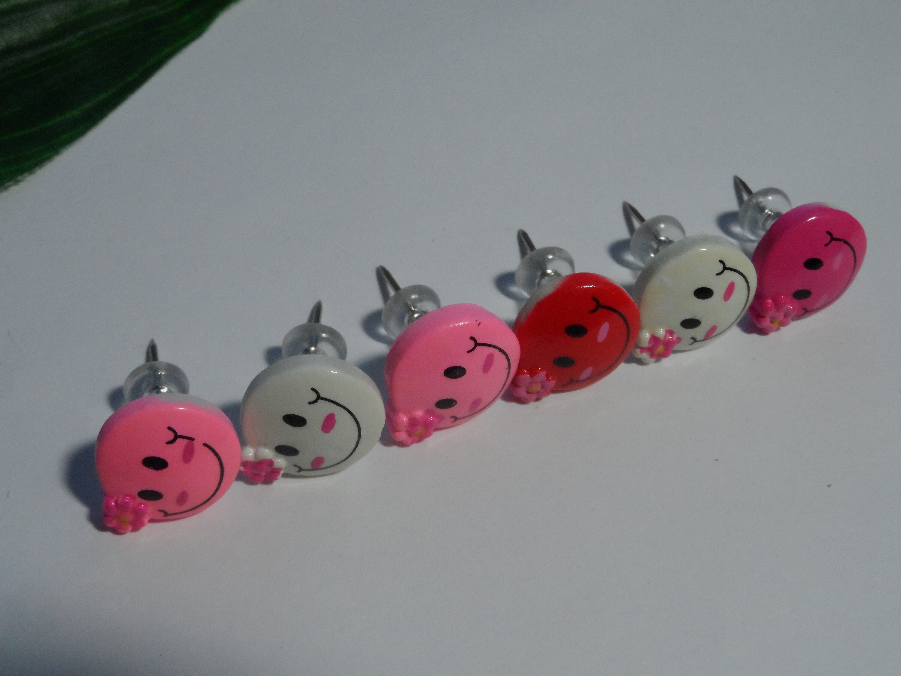 Smiley Face Push Pins Novelty Push Pins Decorative Push | Etsy