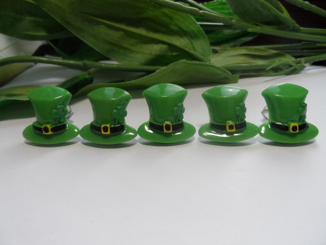 Irish Leprechaun Hat Push Pins, Novelty Push Pins, Decorative Push Pins ...