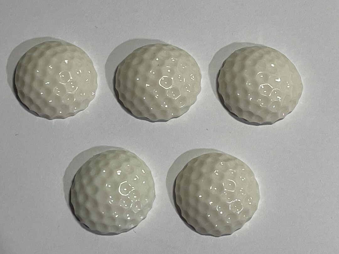 Set of 5 Golf Ball Magnets, Sport Magnets, Fridge Magnets, Locker ...