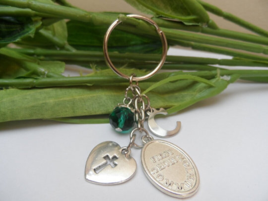 Custom First Holy Communion Keychain, Custom Keychain, Holy Communion ...