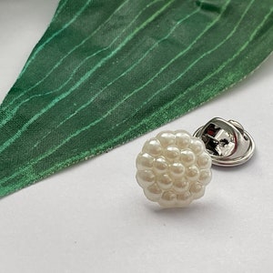 Pearl Tie Pin, Pearl Tie Pin, Wedding Pearl Lapel Pin, Wedding ...