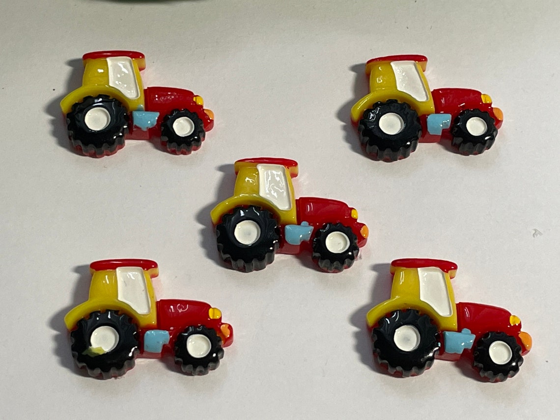 Set of 5 Tractor Magnets, Tractor Magnets, Fridge Magnets, Locker ...