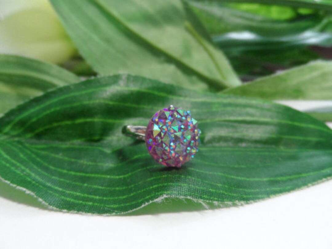 Child's Adjustable Bling Ring, Kids Rings, Girls Rings, Girls Birthday ...