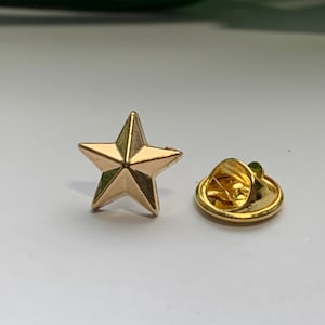 Gold Star Lapel Pin, Gold Star Tie Pin, Star Lapel Pin, Star Tie Pin - Etsy