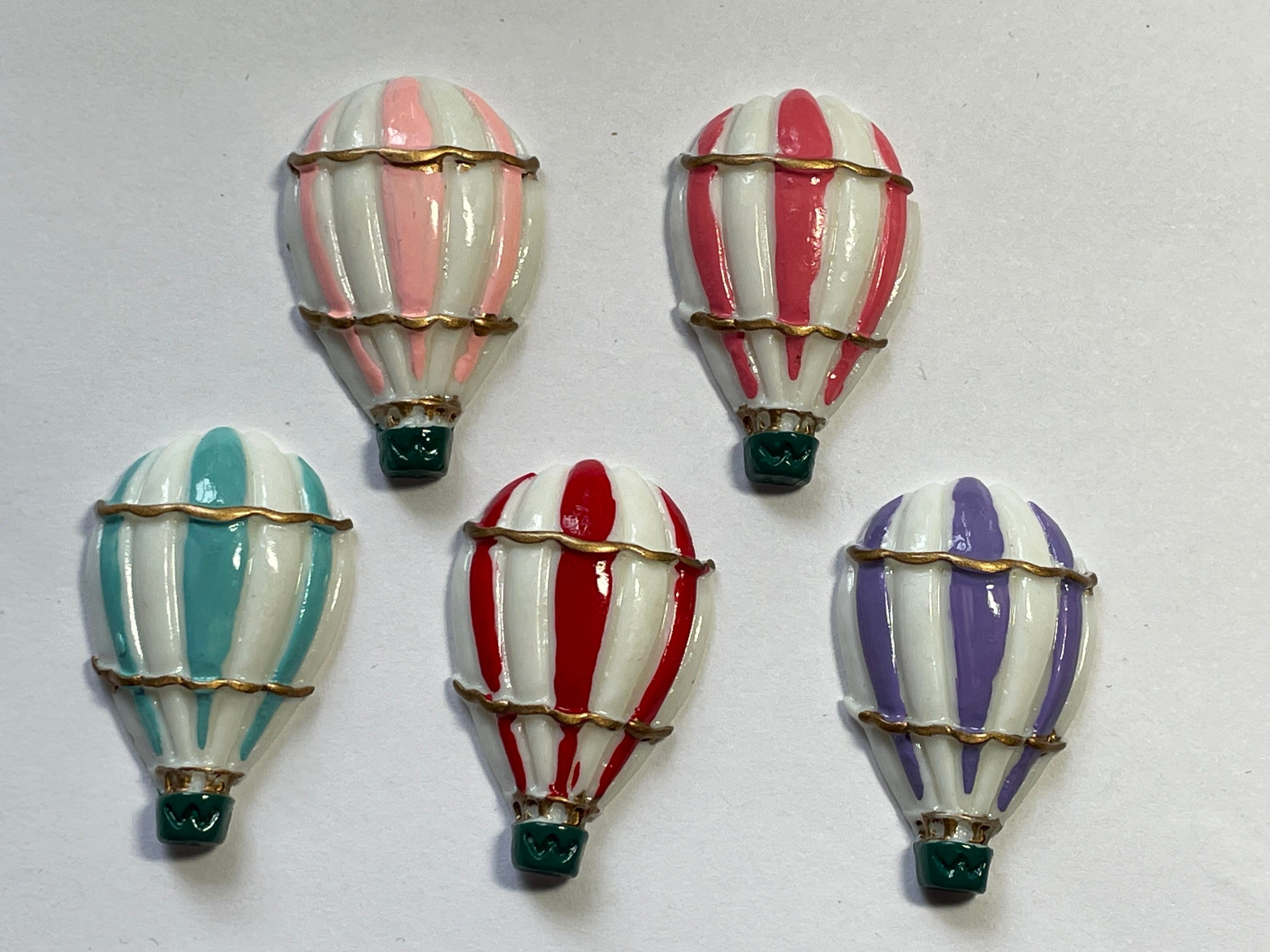 Set of 5 Hot Air Balloon Magnets Balloon Magnets Fridge - Etsy