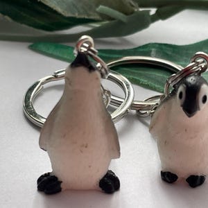 Penguin Keychain, Novelty Keychain, Penguin Keyrings, Christmas ...