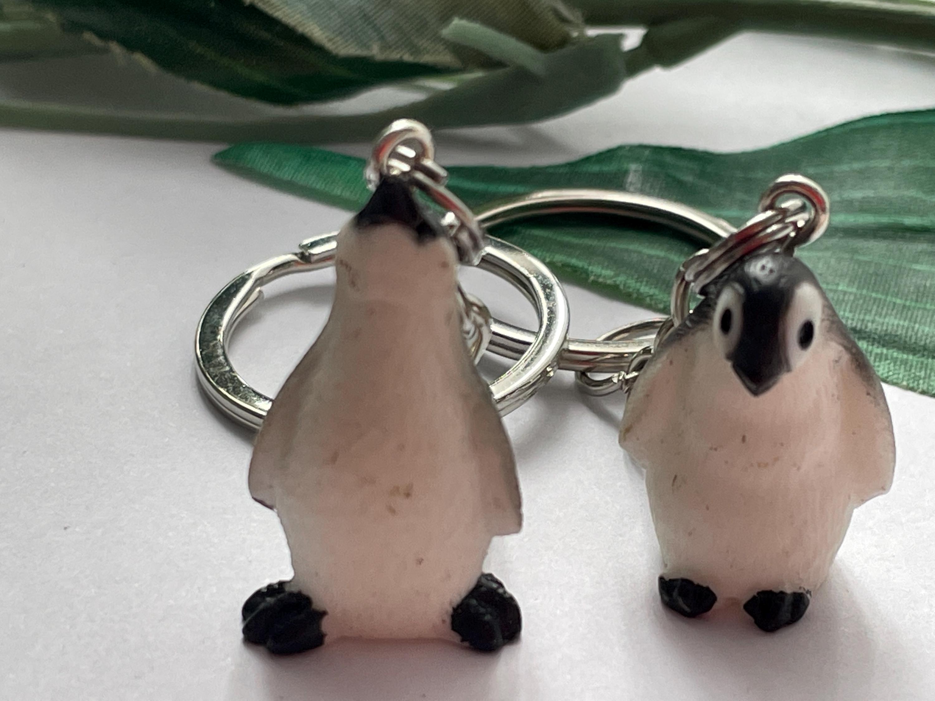 Penguin Keychain, Novelty Keychain, Penguin Keyrings, Christmas ...