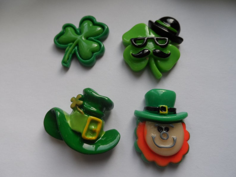 Set of 4 Irish Magnets St Patricks Day Magnets Fridge | Etsy
