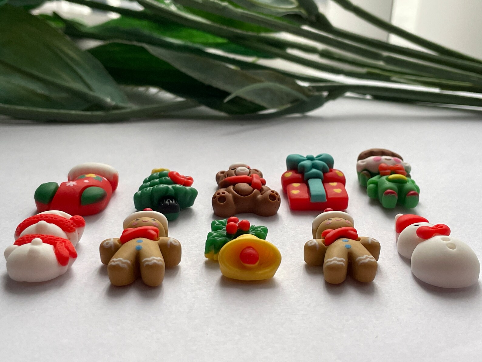Bumper of 10 Mini Christmas Magnets, Christmas Magnets, Fridge Magnets ...