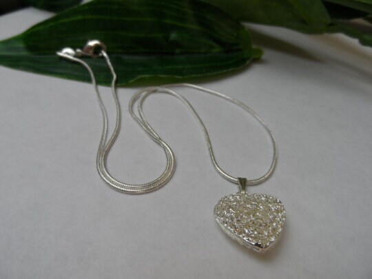 Girls Silver Heart Necklace Girls Necklace Girls Pendants - Etsy