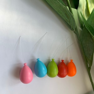 Set of 5 Balloon Magnets, Magnets, Fridge Magnets, Locker Magnets ...