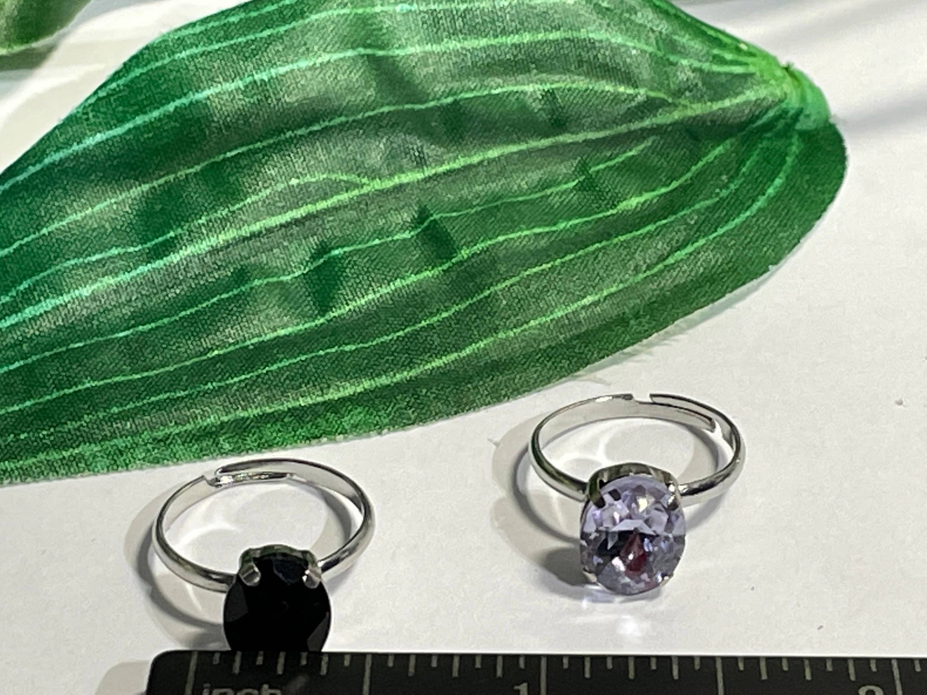 Child's Adjustable Oval Ring Kids Rings Girls Rings | Etsy