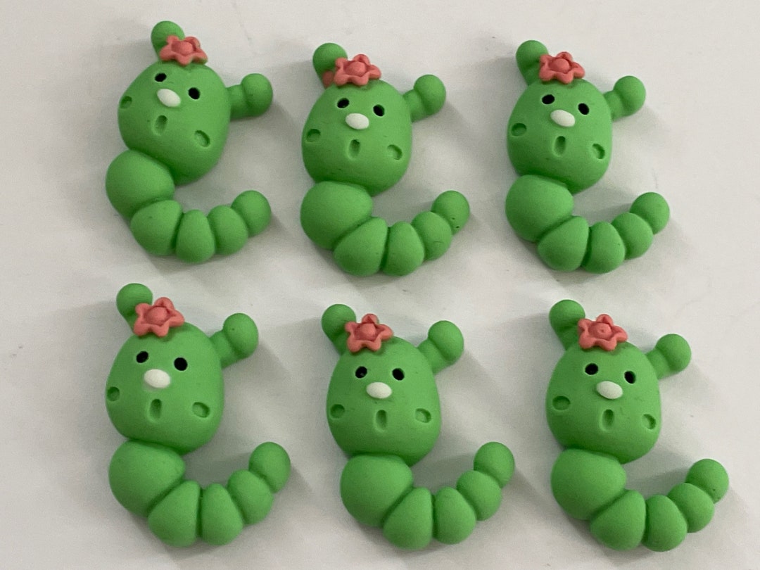 Set of 6 Caterpillar Magnets, Frog Magnets, Fridge Magnets, Locker ...