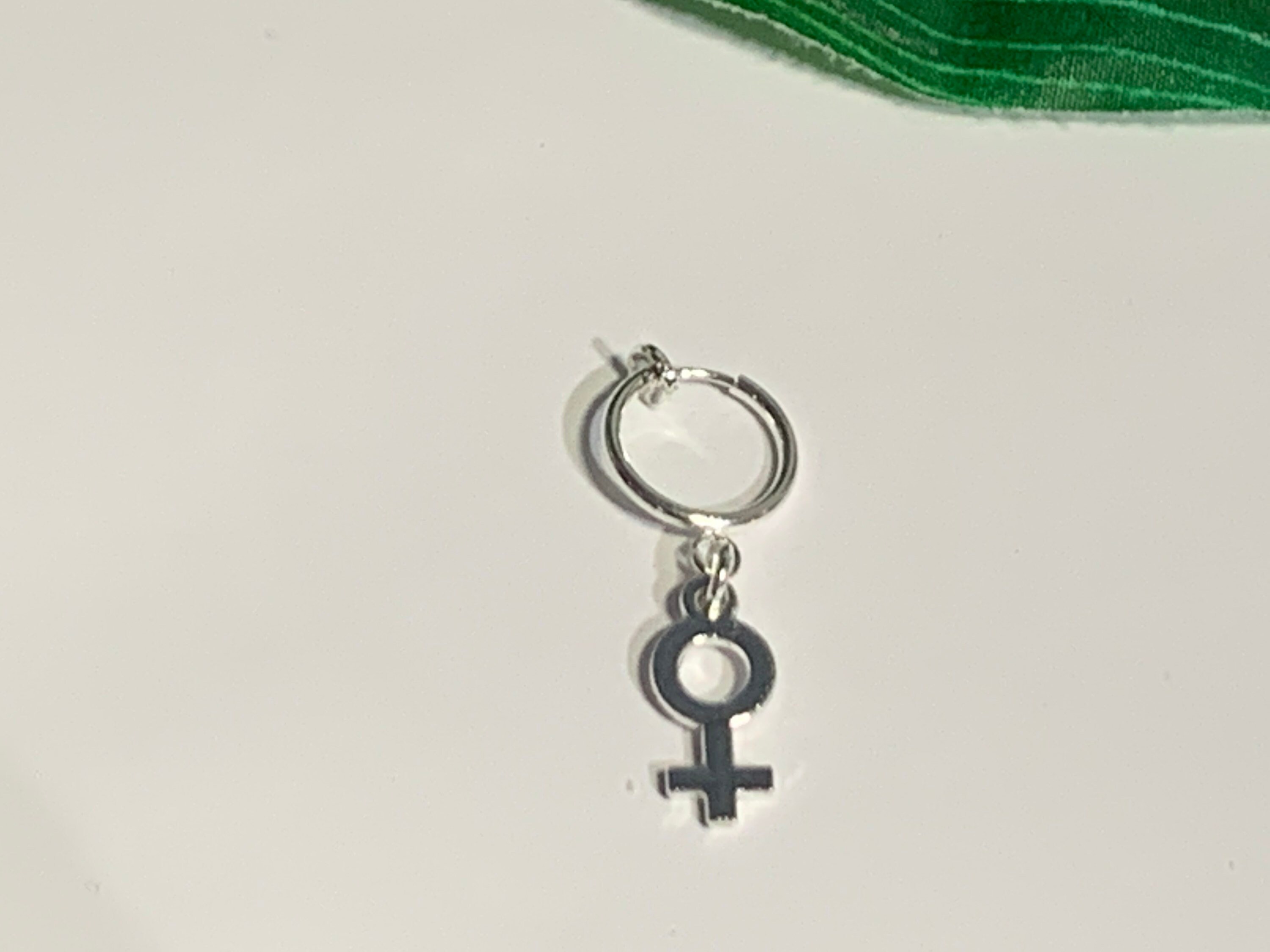 Venus Female Symbol Clip on Belly Button Navel Ring Fake - Etsy