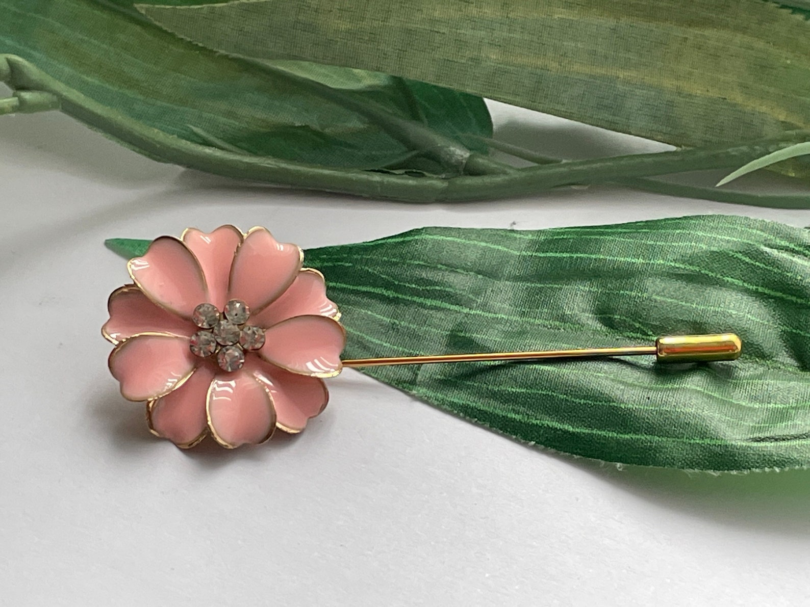Pink Flower Lapel Pin, Daisy Hat Pin, Flower Lapel Pin, Flower Hat Pin ...
