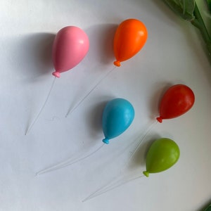Set of 5 Balloon Magnets, Magnets, Fridge Magnets, Locker Magnets ...