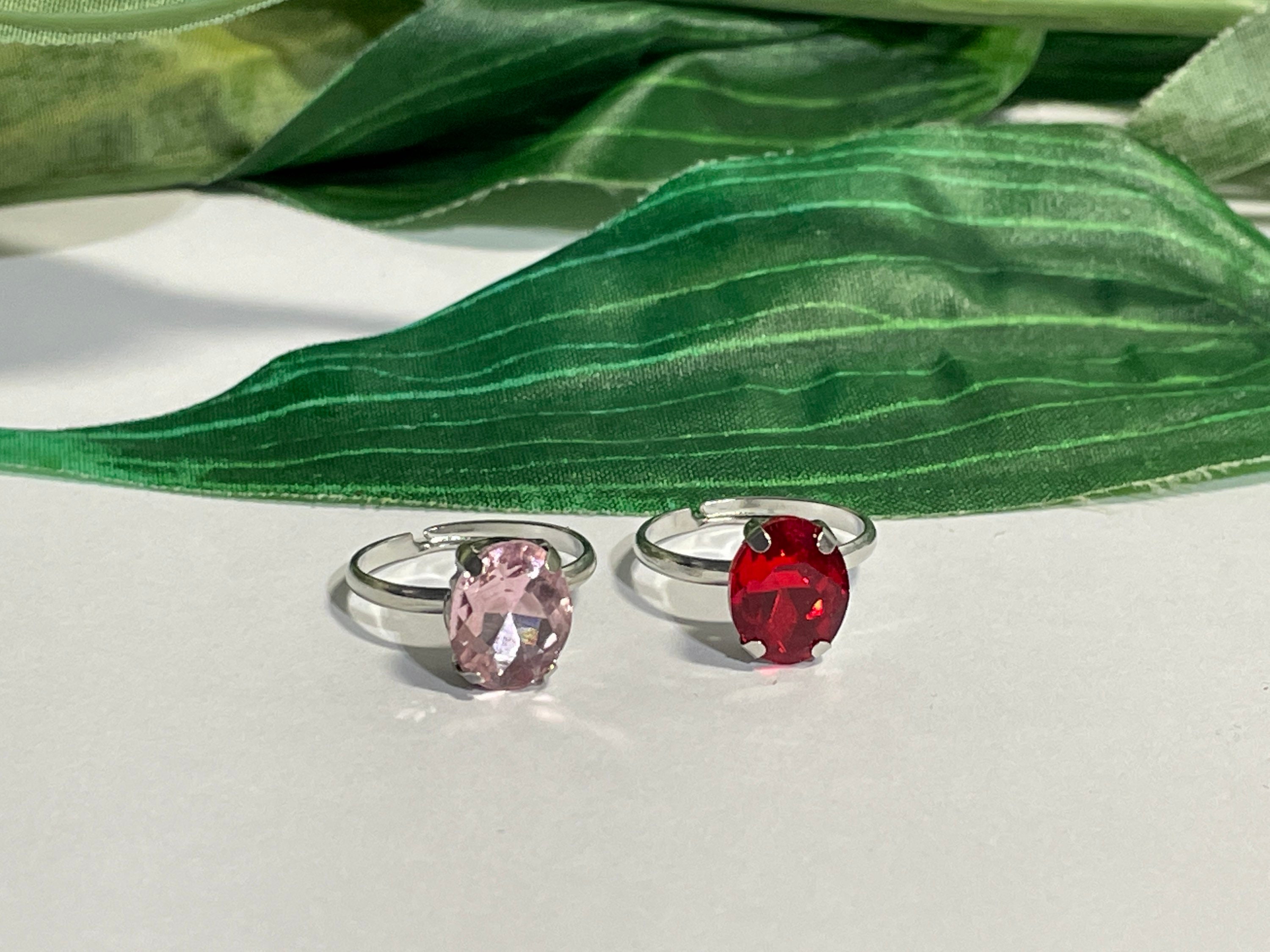 Child's Adjustable Oval Ring, Kids Rings, Girls Rings, Girls Birthday ...