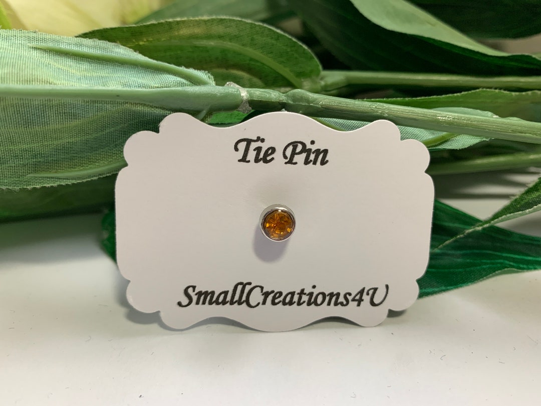 Birthstone Tie Pin, Birthday Tie Pin, Birthstone Tie Pin, Birthstone ...