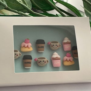 Bumper Set of 10 Mini Coffee Magnets, Coffee Magnets, Fridge Magnets ...