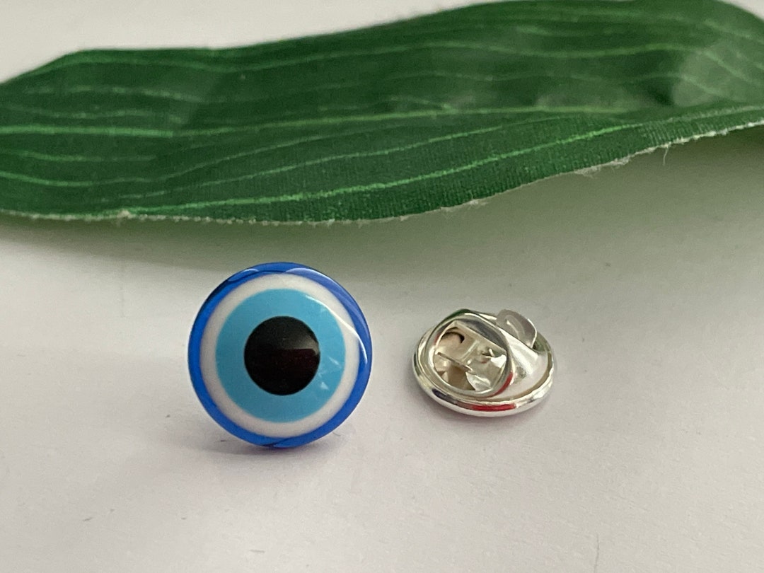 Evil Eye Lapel Pin Evil Eye Tie Pin Lapel Pin Hat Pin Lapel Pin Evil Eye Brooch Etsy