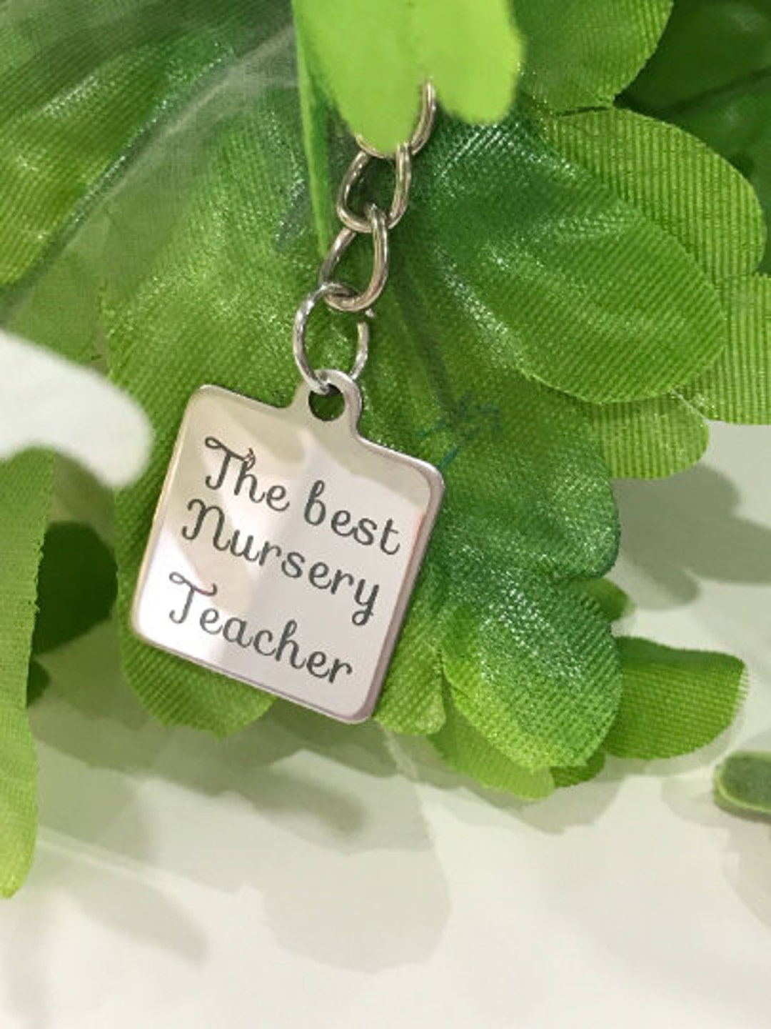 Nursery Teacher Keychain Teacher Keyrings Appreciation - Etsy Denmark