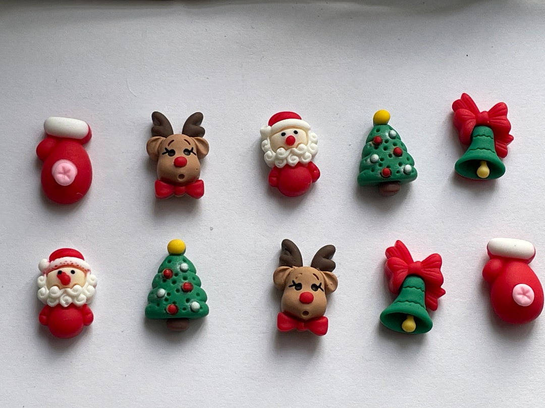 Bumper of 10 Mini Christmas Magnets, Christmas Magnets, Fridge Magnets ...