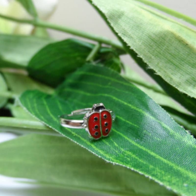 Ladybug Ring - Etsy