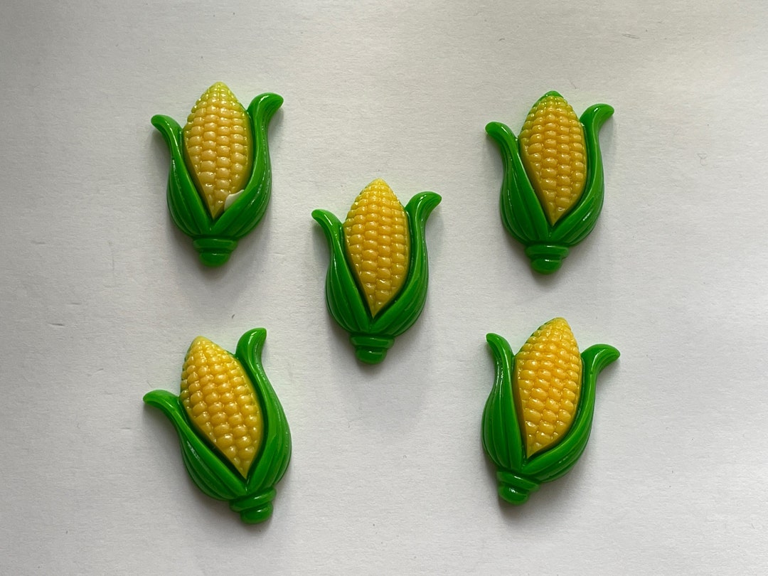 Set of 5 Corn Cobs Magnets, Corn Magnets, Fridge Magnets, Locker ...
