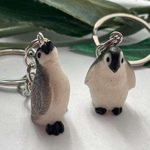 Penguin Keychain, Novelty Keychain, Penguin Keyrings, Christmas ...