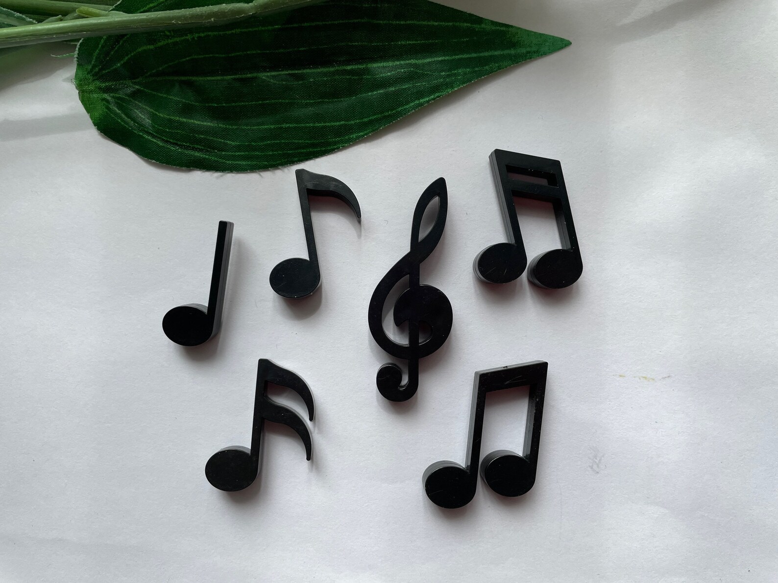 Set of 6 Music Notes Magnets, Music Magnets, Fridge Magnets, Locker ...