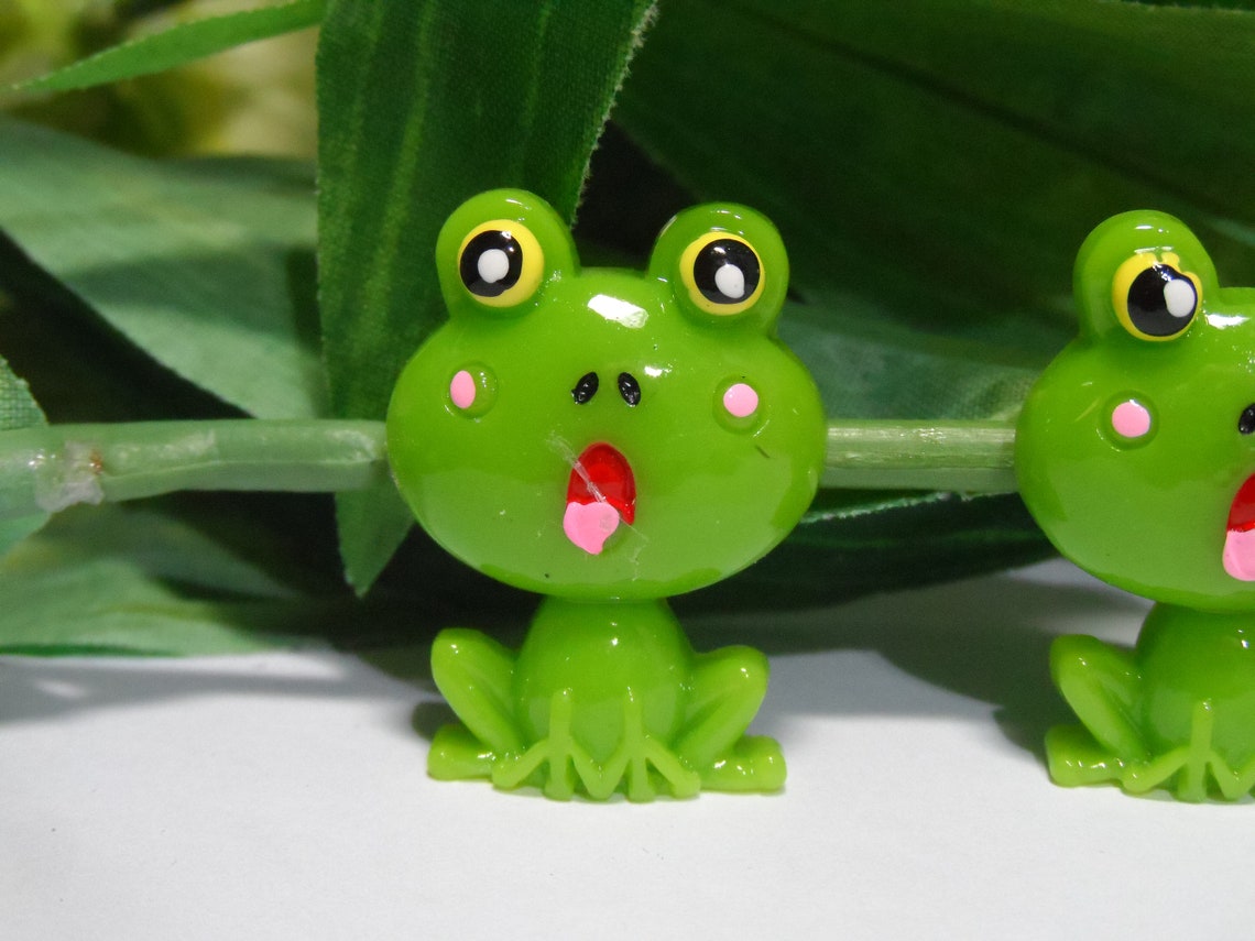 Set of 4 Frog Magnets Frog Magnets Fridge Magnets Locker - Etsy