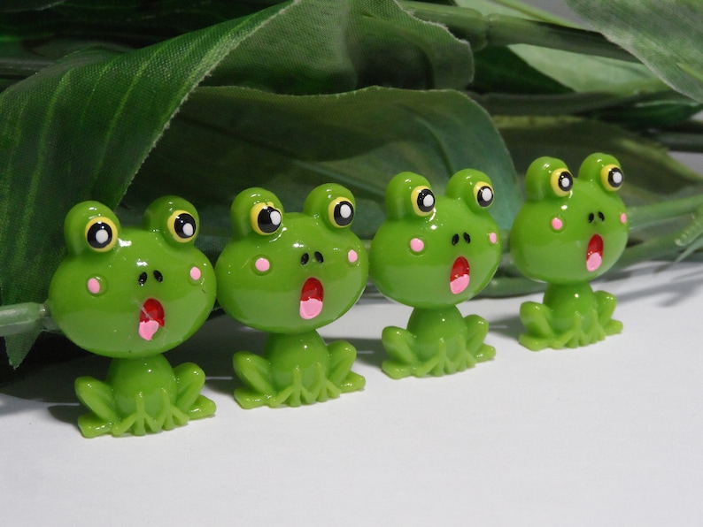 Set of 4 Frog Magnets Frog Magnets Fridge Magnets Locker - Etsy UK