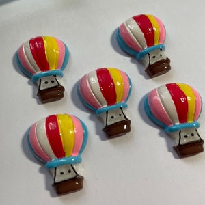 Set of 5 Hot Air Balloon Magnets Balloon Magnets Fridge - Etsy