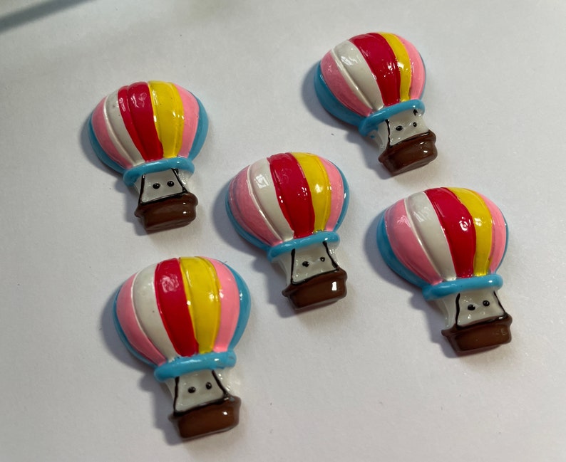 Set of 5 Hot Air Balloon Magnets Balloon Magnets Fridge - Etsy