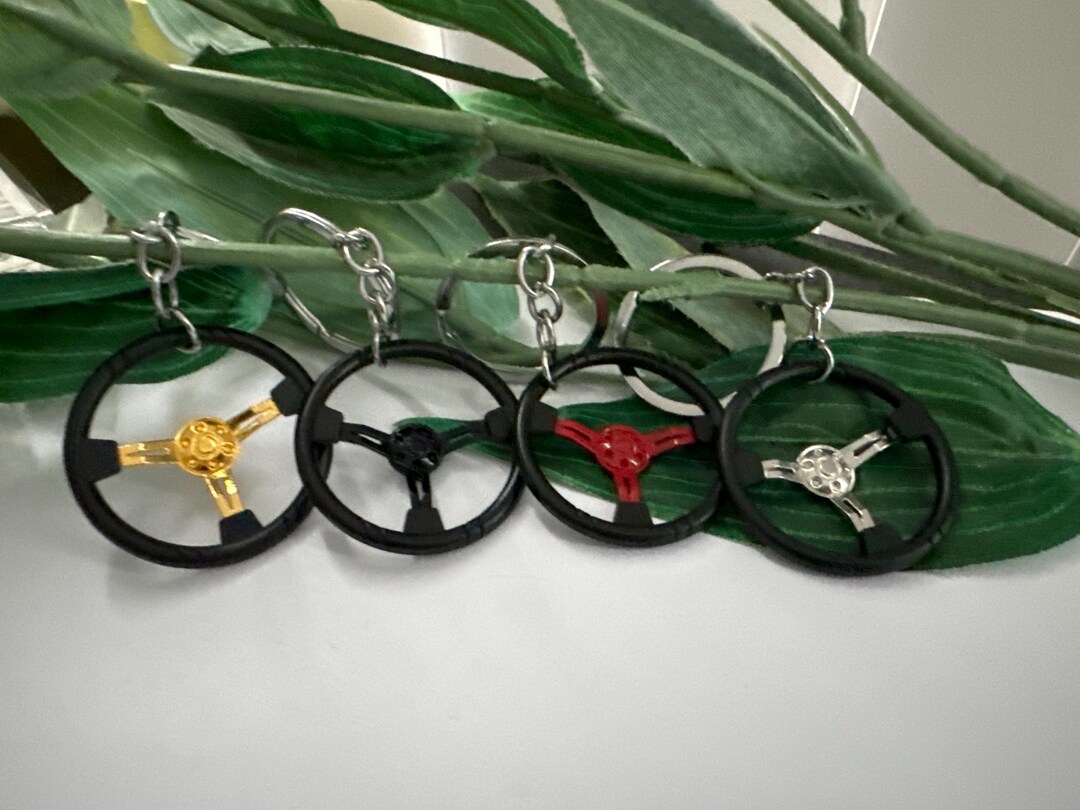 Car Steering Wheel Keychains, Novelty Keychains, Car Keychain Keyrings ...