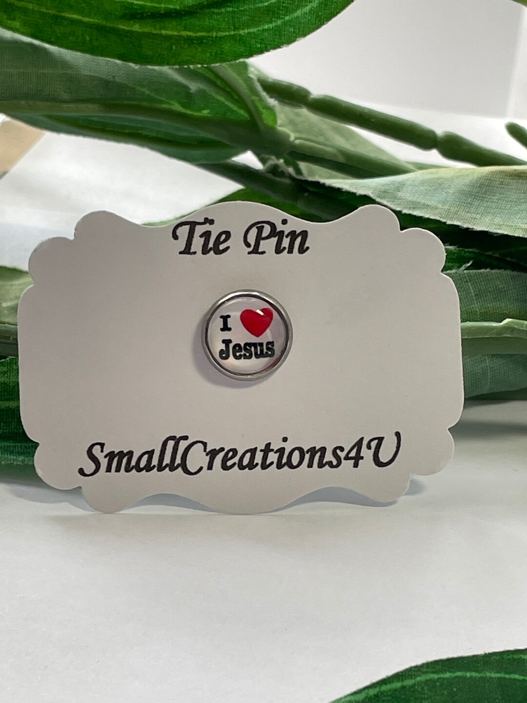 God Loves You Tie Pin, Religious Tie Pin, Jesus Love You Lapel Pin, Tie ...