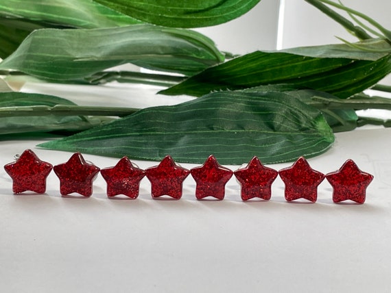 Red Star Push Pins Novelty Push Pins Decorative Push Pins - Etsy